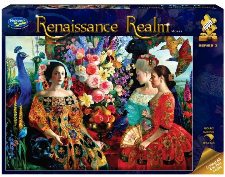 Renaissance Realm 1000pc Jigsaw Puzzle - The Muses | Paper Plus