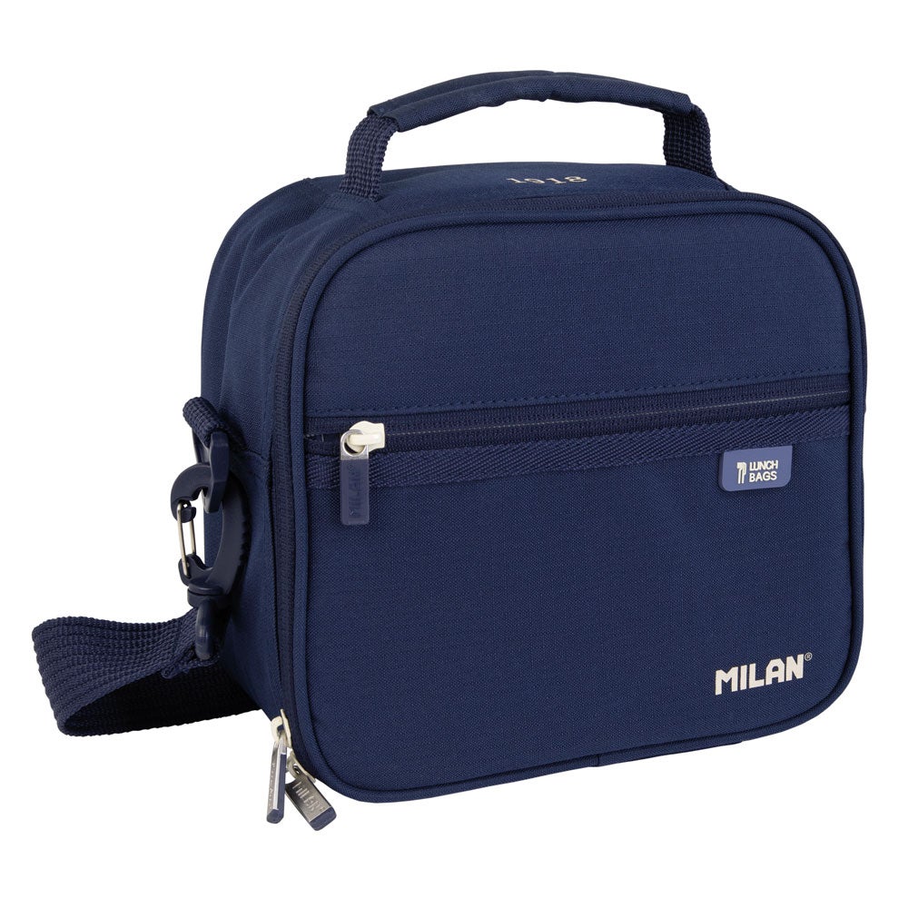Milan Food Bag Isothermal 3.5L with 3 Containers 1918 Series Navy Blue ...