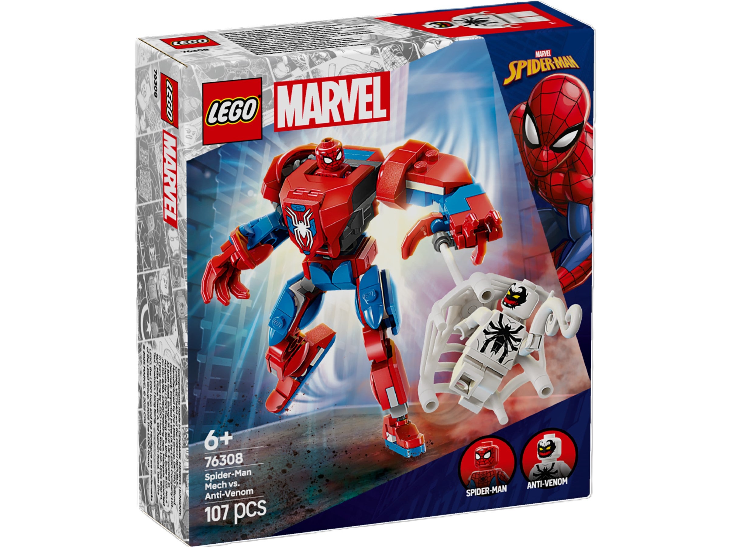 LEGO Marvel: Spider-Man Mech vs. Anti-Venom 76308 | Paper Plus