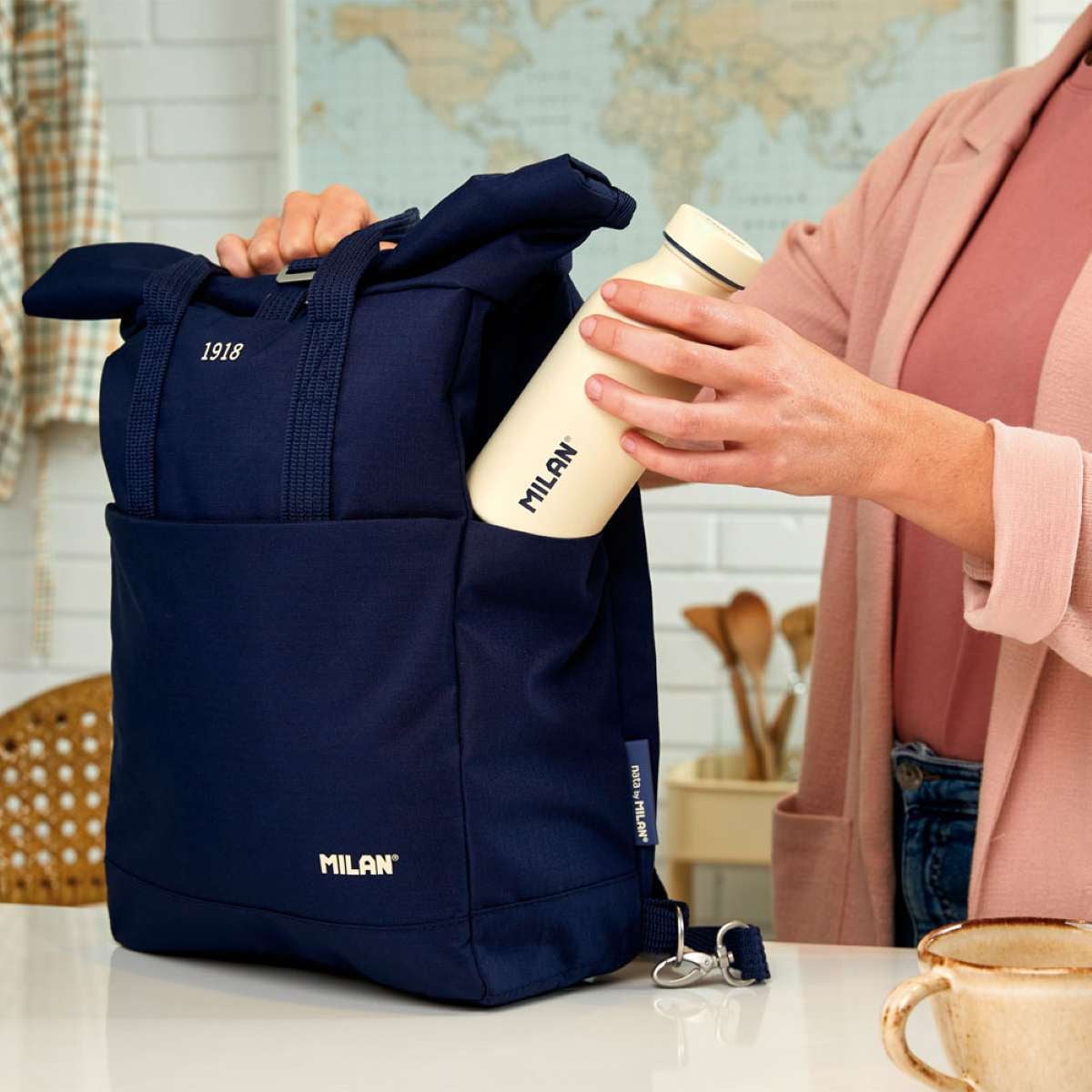 Milan 10L Urban Backpacks 1918 Series Blue | Paper Plus