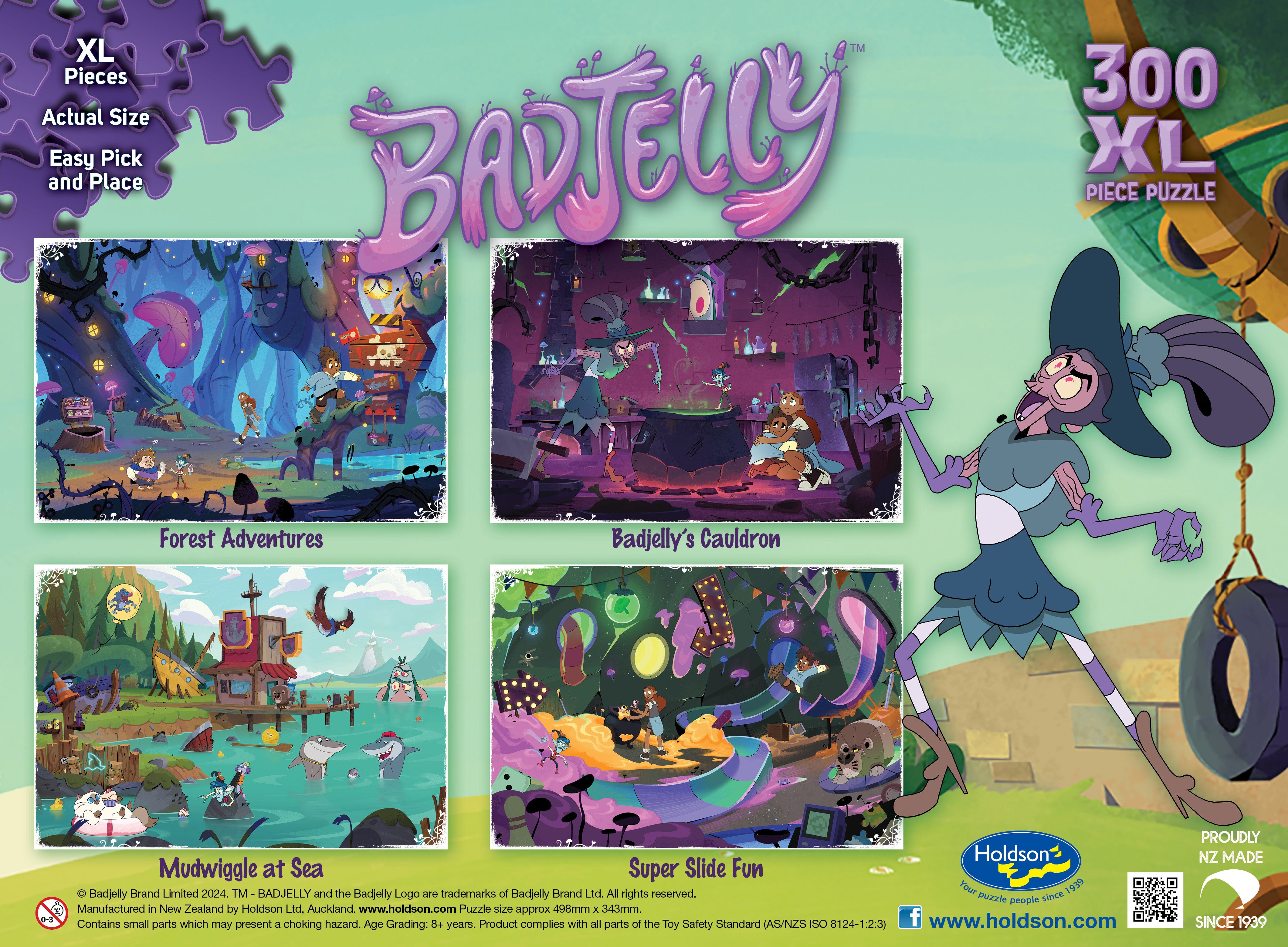 Holdson Badjelly The Witch 300 Piece Puzzle - BadJelly's Cauldron ...