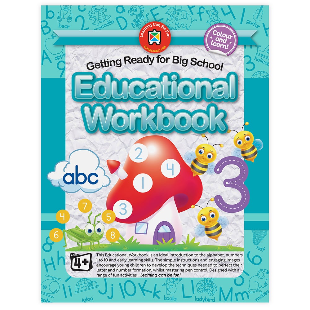 Learning Can Be Fun Educational Workbook Getting Ready For Big School ...