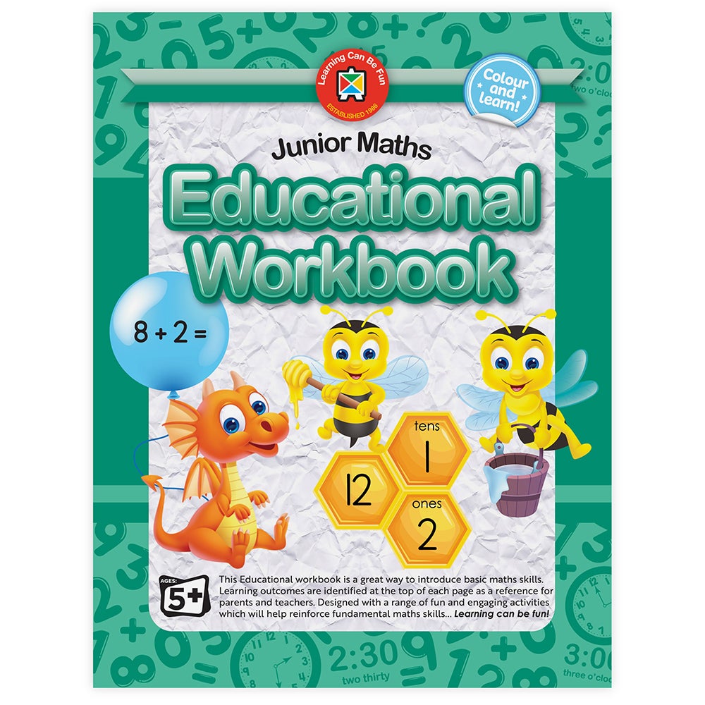 Learning Can Be Fun Educational Workbook Junior Maths | Paper Plus