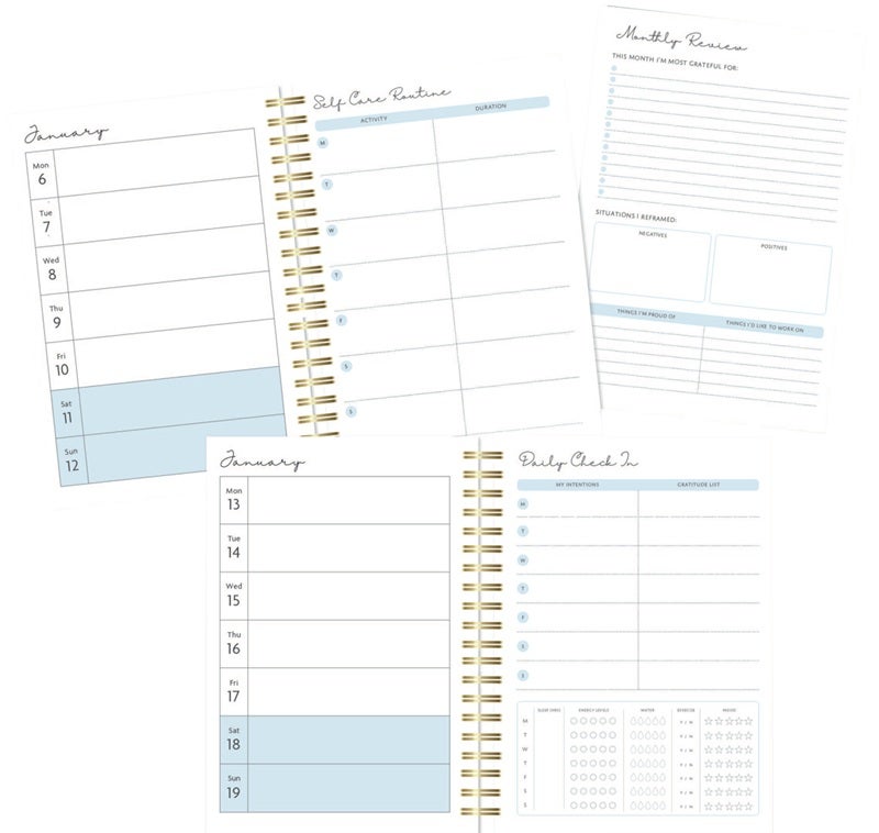 2026 Portico A5 Nourish Diary | Paper Plus