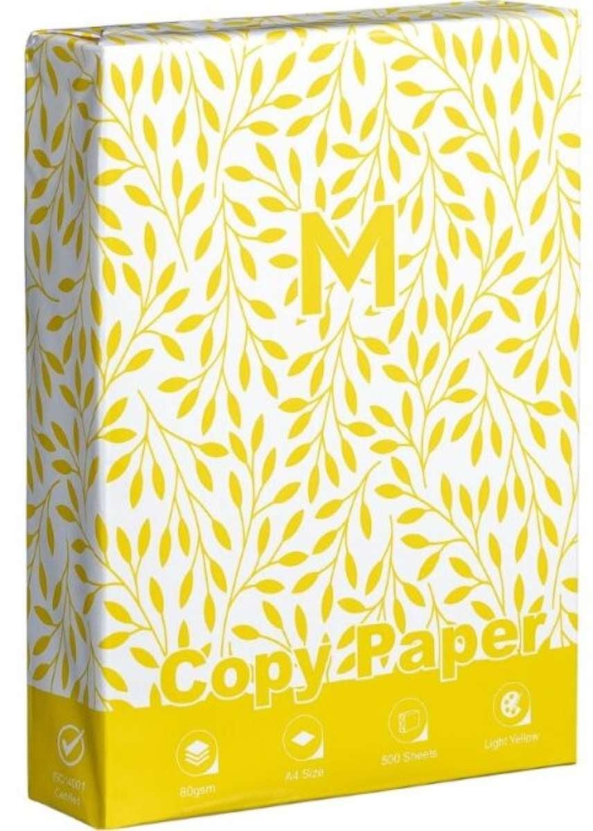 Matthews Packaging A4 Yellow Copy Paper | Paper Plus