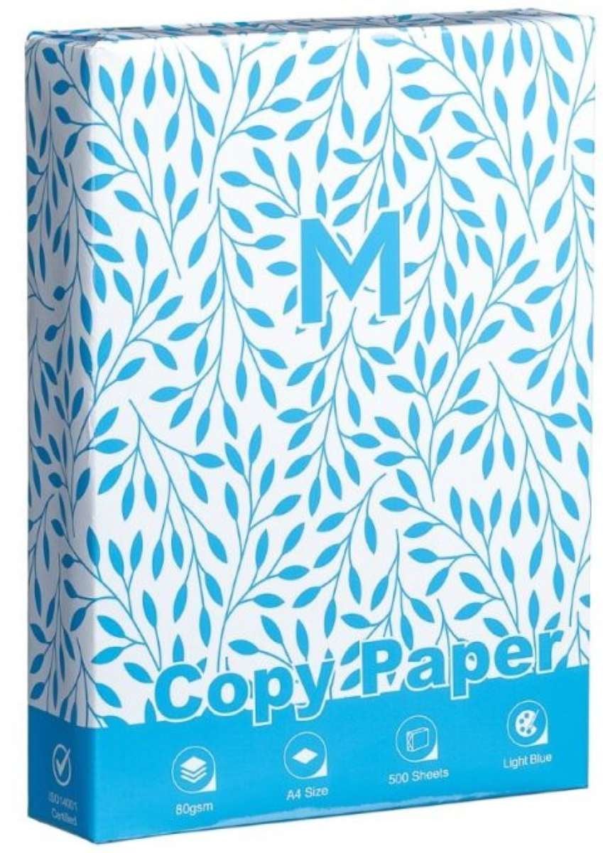 Matthews Packaging A4 Blue Copy Paper | Paper Plus