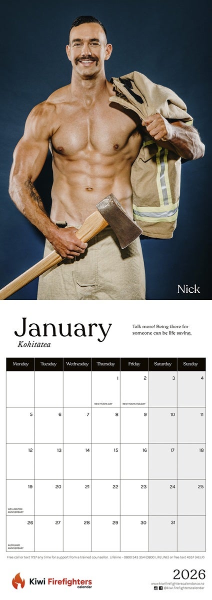 2026 Kiwi Firefighters Calendar | Paper Plus