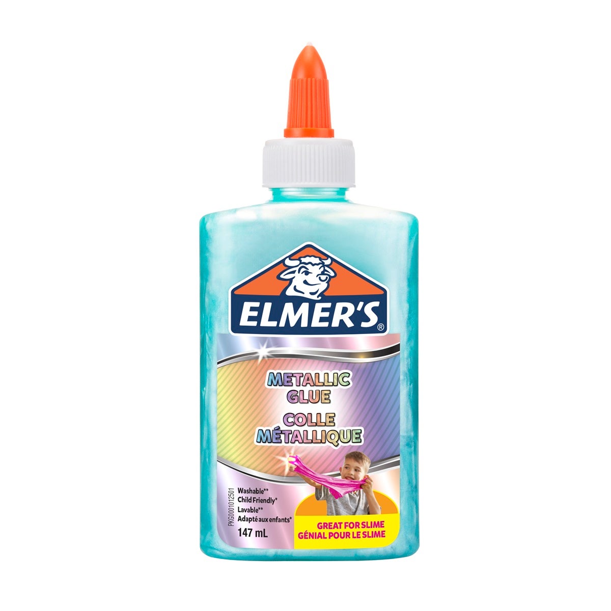 Elmers Metallic Glue, Teal, 147ml | Paper Plus
