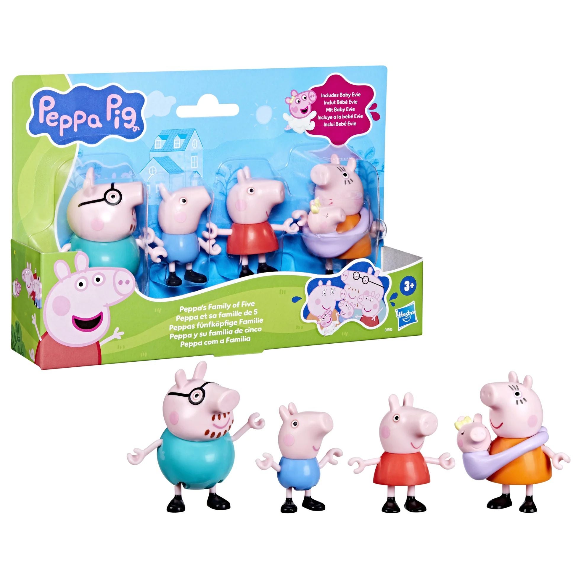 Peppa Pig Peppa's Family of Five | Paper Plus