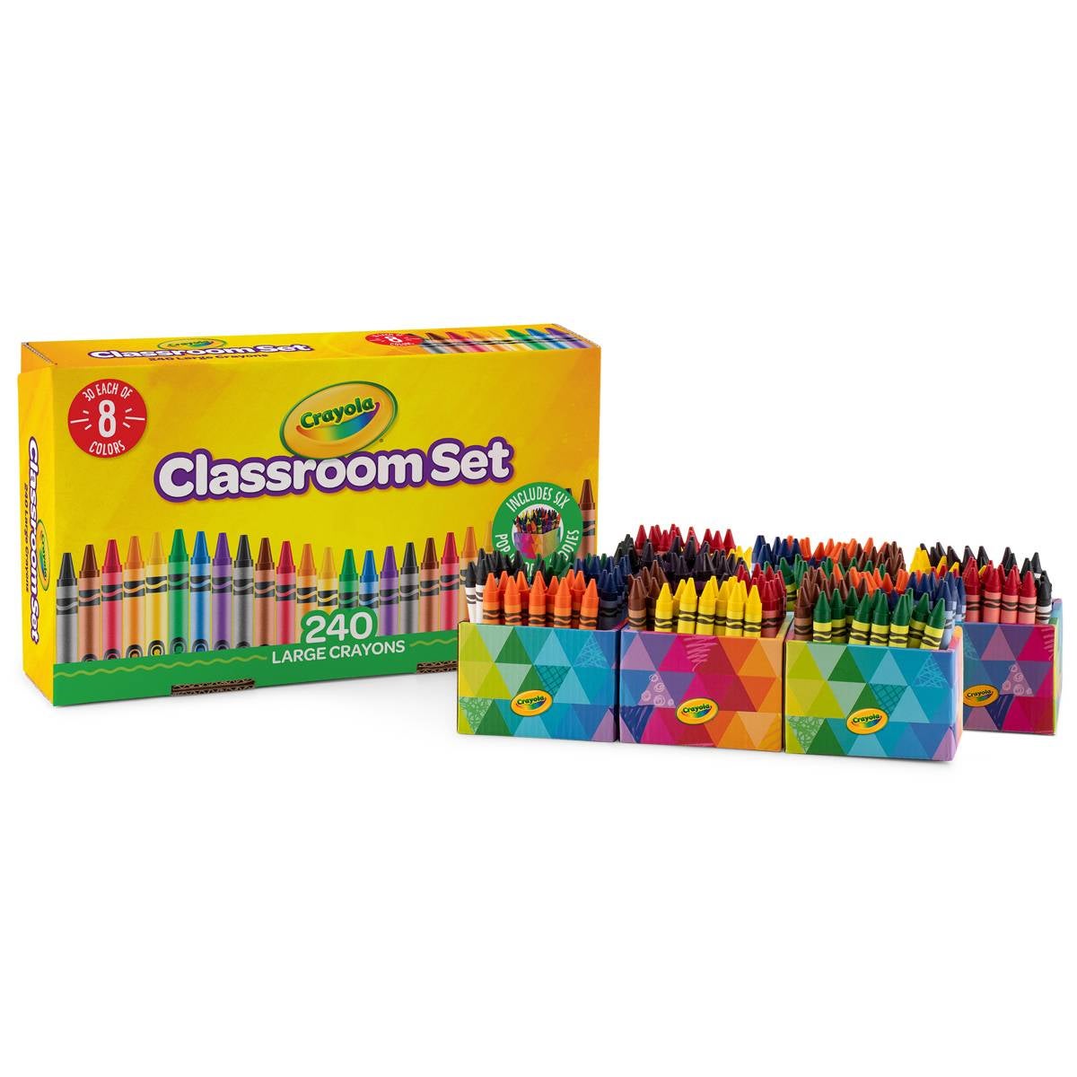 Crayola Large Crayons Classroom Set 240 Pieces | Paper Plus