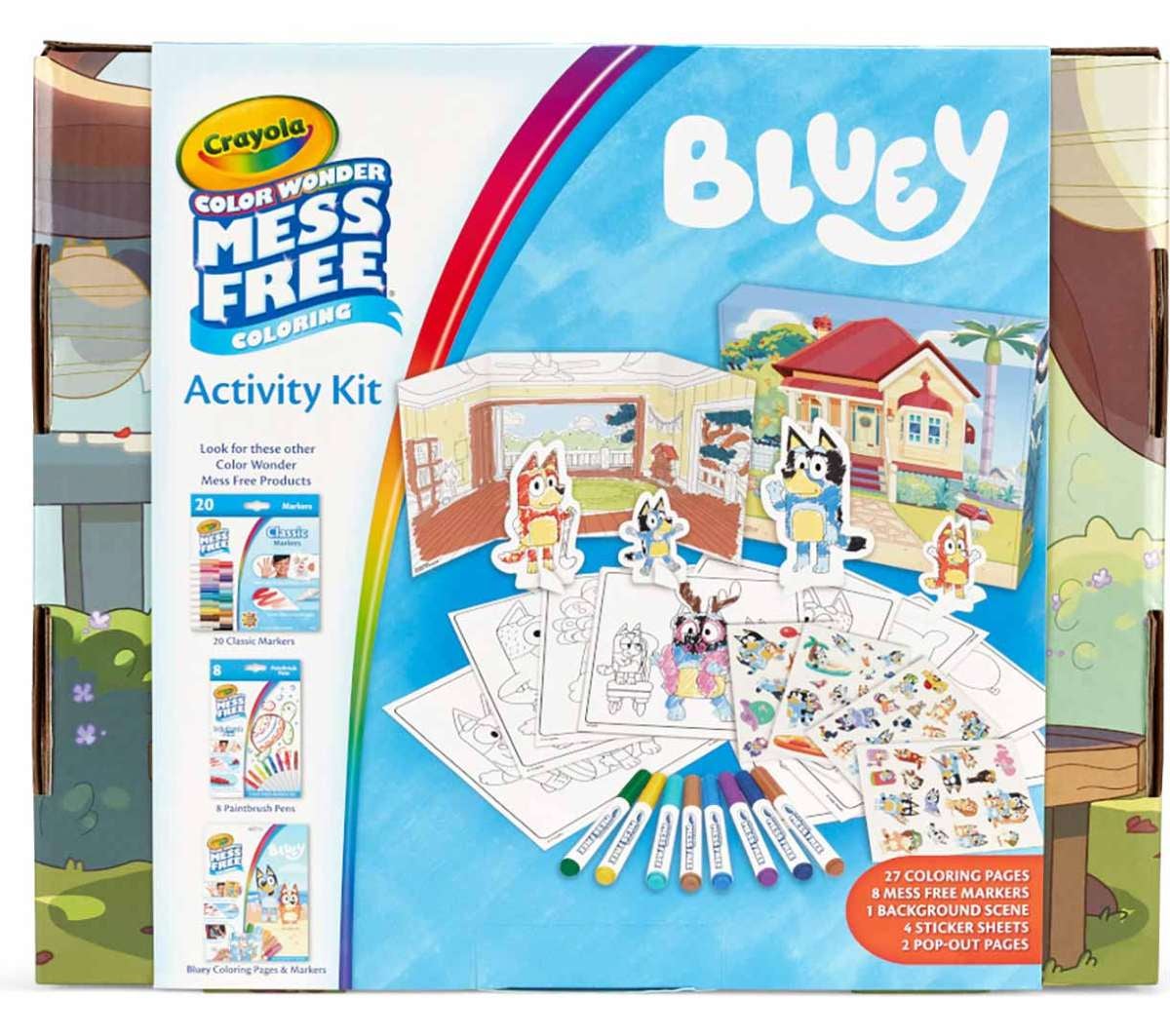 Crayola Color Wonder Mess Free Activity Kit, Bluey | Paper Plus