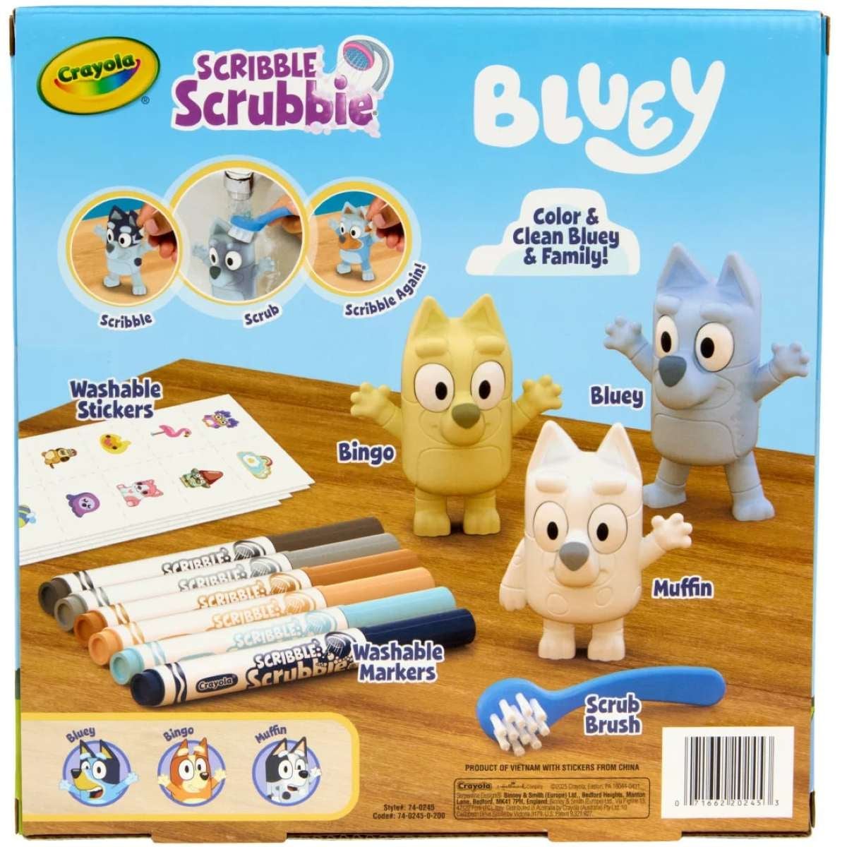 Crayola Scribble Scrubbie - 3 Bluey Combo Pack | Paper Plus