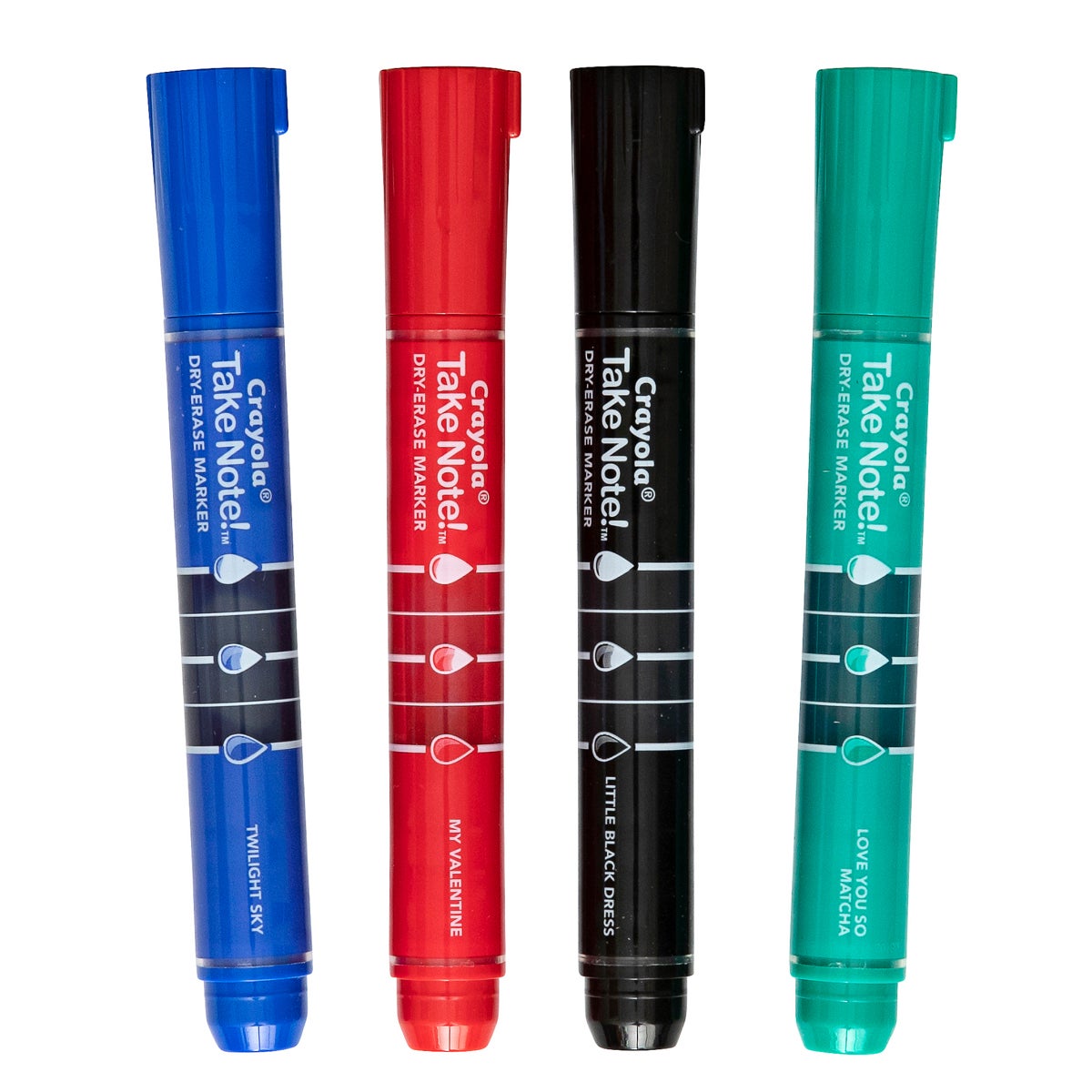Crayola Take Note Whiteboard Broadline Markers 4Pk | Paper Plus
