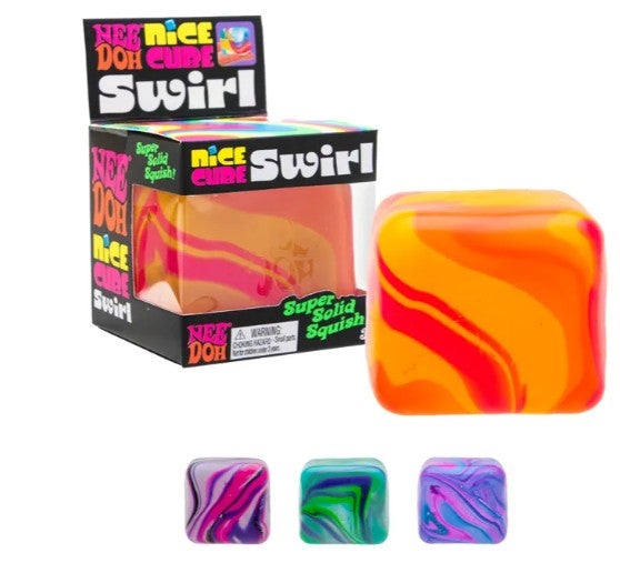 NeeDoh Nice Cube Swirl Assorted | Paper Plus
