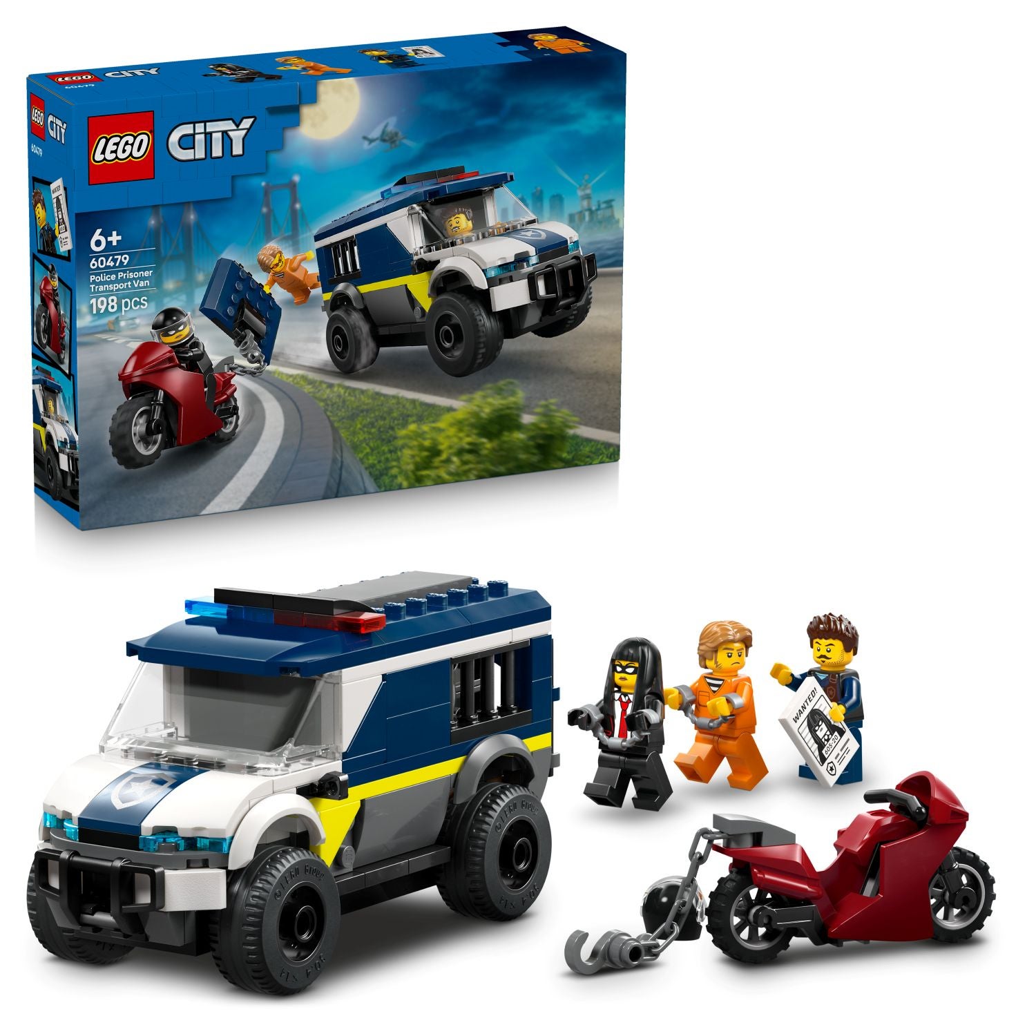 LEGO City Police Prisoner Transport Van 60479 | Paper Plus