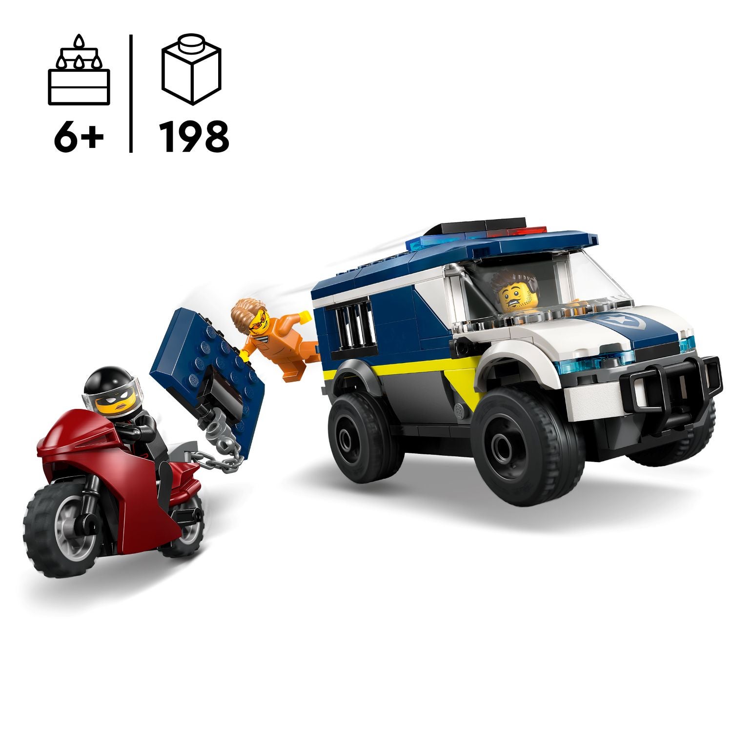 LEGO City Police Prisoner Transport Van 60479 | Paper Plus