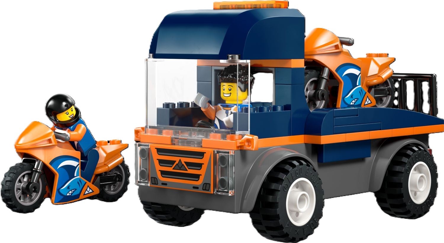 LEGO City Motorcycle Transporter 60491 | Paper Plus