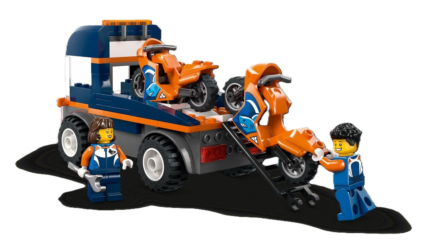 LEGO City Motorcycle Transporter 60491 | Paper Plus