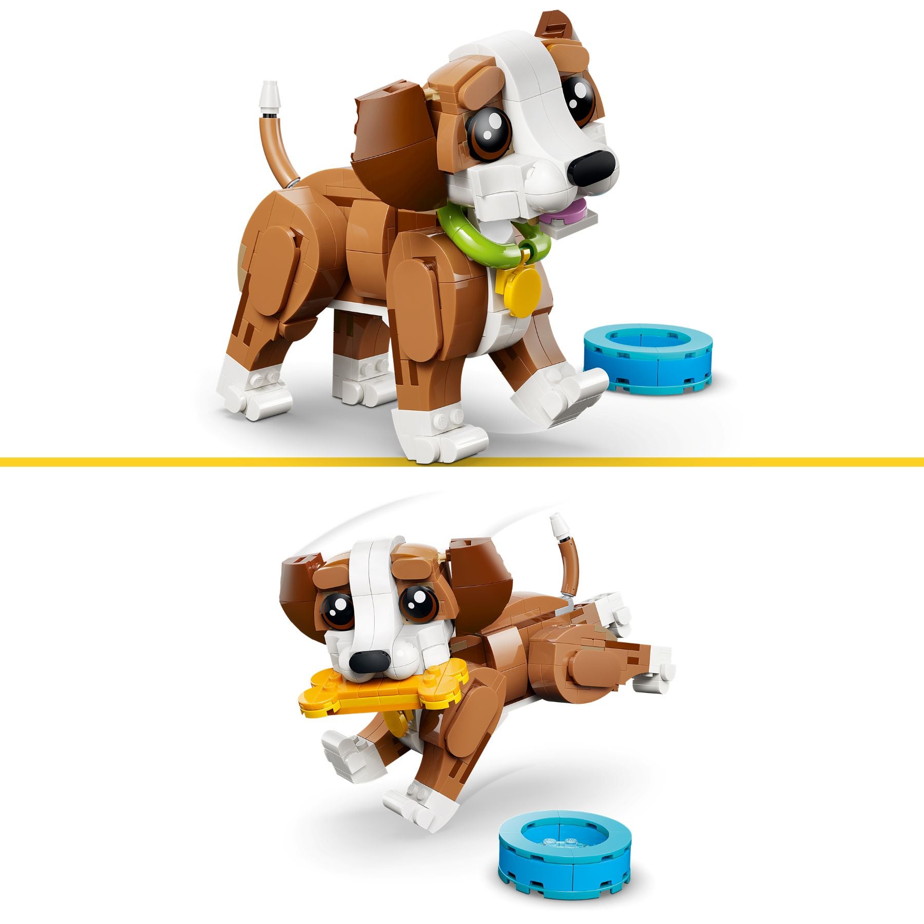 LEGO Creator 3 in 1 Cute Animals: Playful Puppy Dog 31382 | Paper Plus