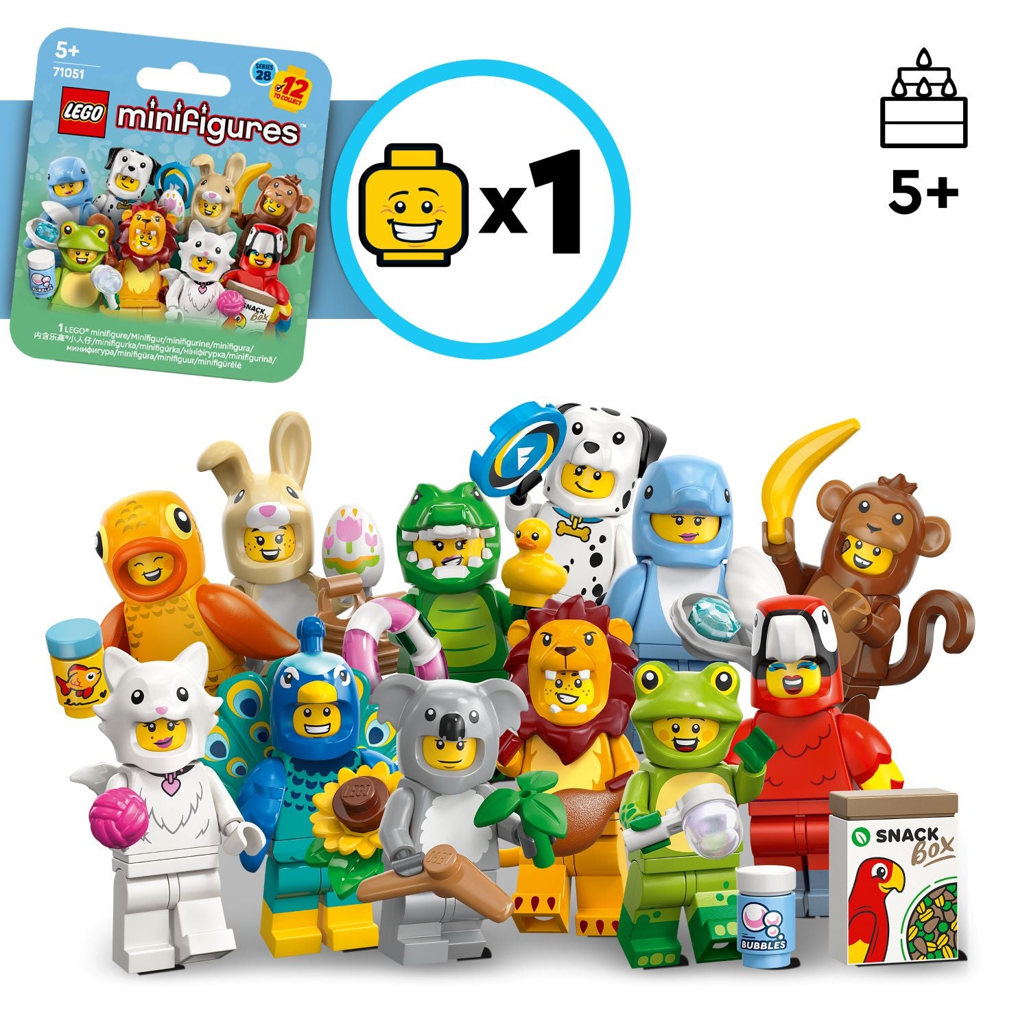 LEGO Minifigures: Animal Series 28 71051 | Paper Plus