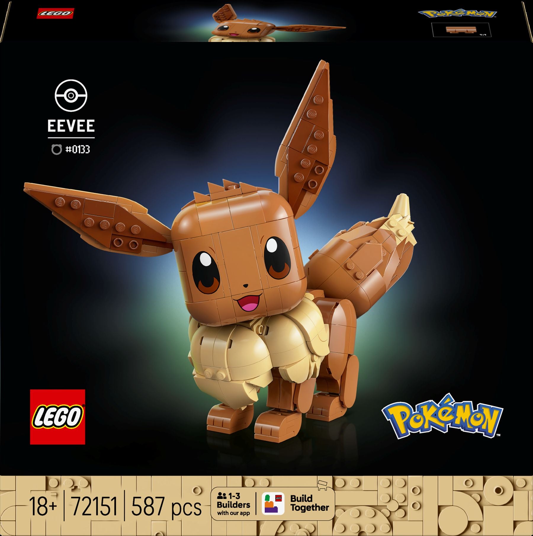 LEGO Pokémon Eevee 72151 | Paper Plus