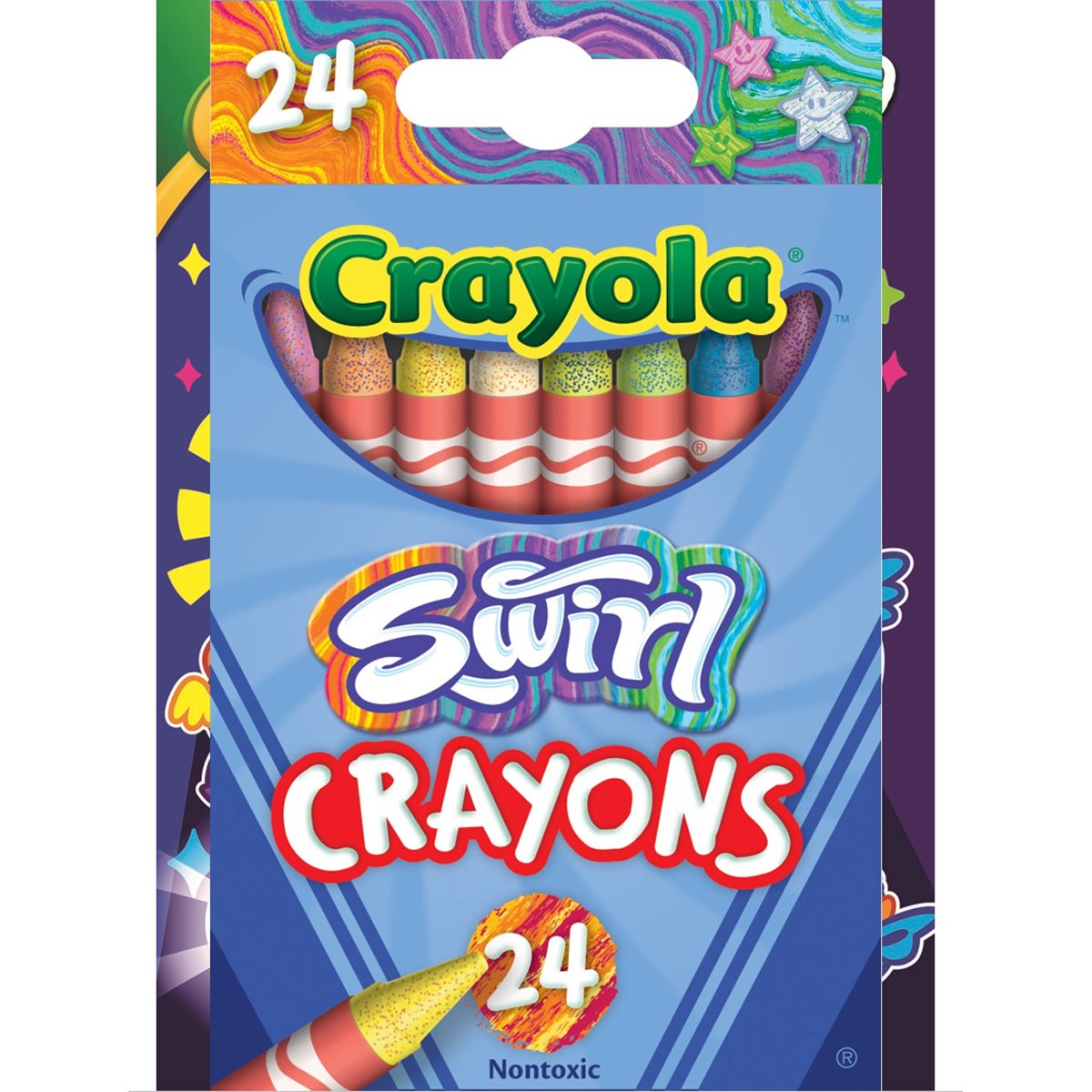 Crayola Swirl Crayons 24Pk | Paper Plus