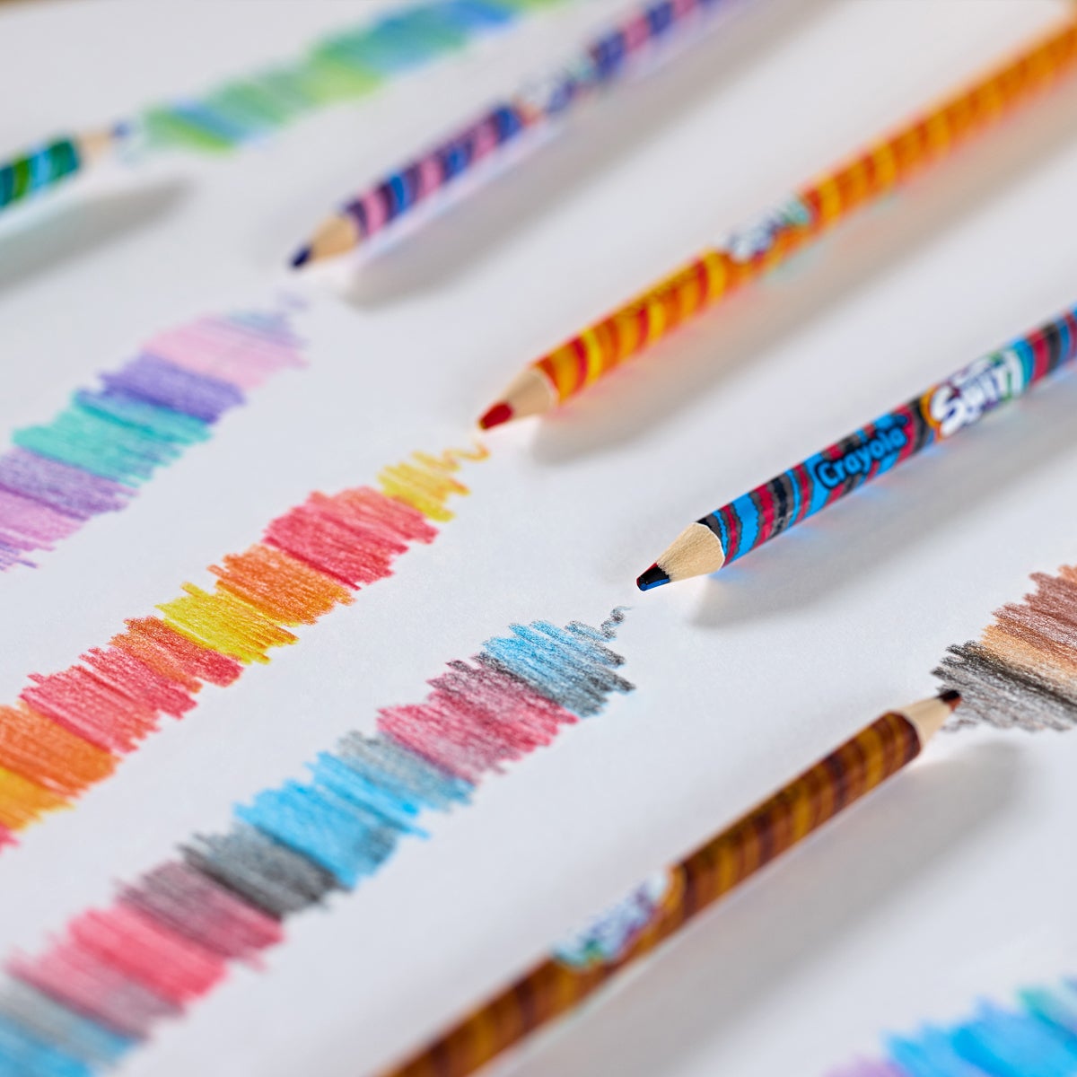 Crayola Swirl Colored Pencils Full Size 12Pk | Paper Plus