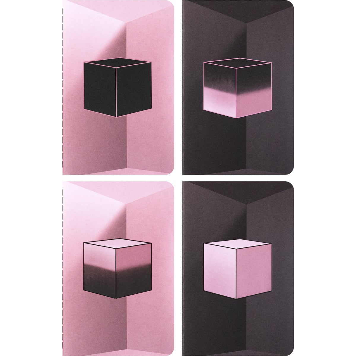 Moleskine Limted Edition Blackpink Cahier Journals Set 4 Pack | Paper Plus