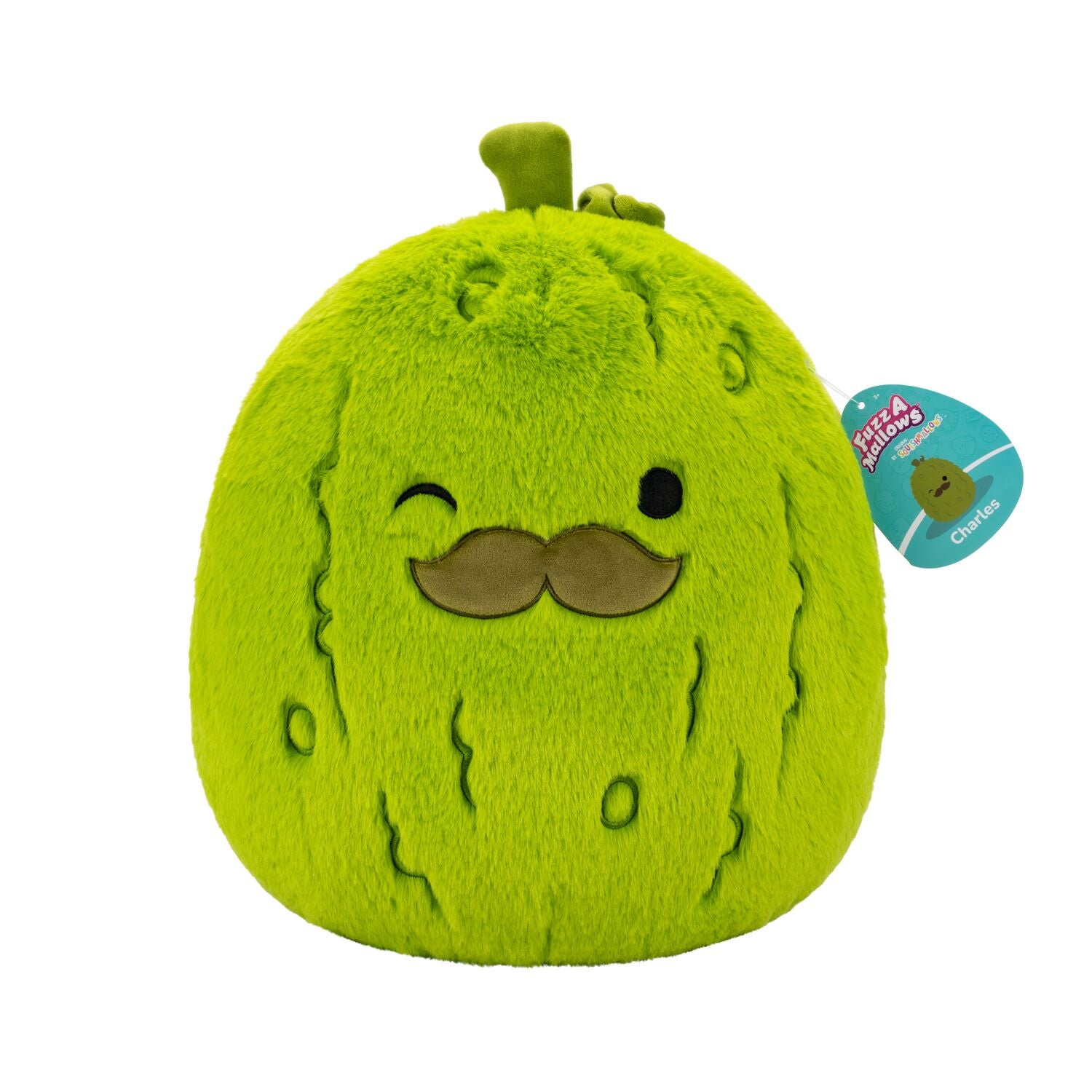 Squishmallows 12-Inch Fuzzamallows - Charles the Pickle S29 | Paper Plus