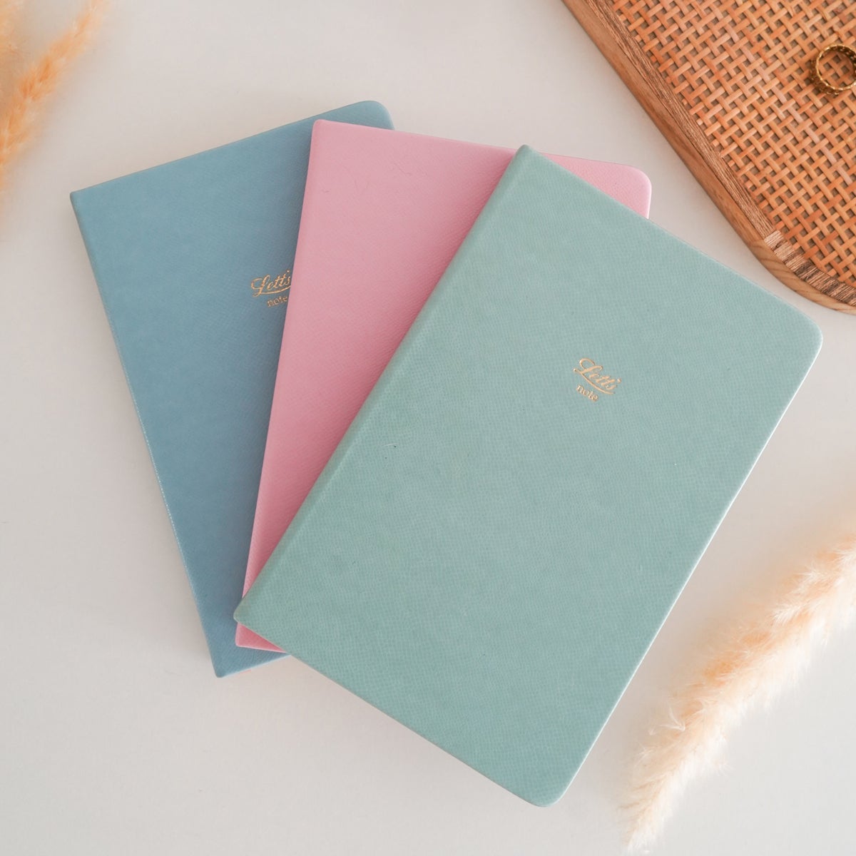 Letts Notebook Legacy Book 130 x 200mm Blush | Paper Plus
