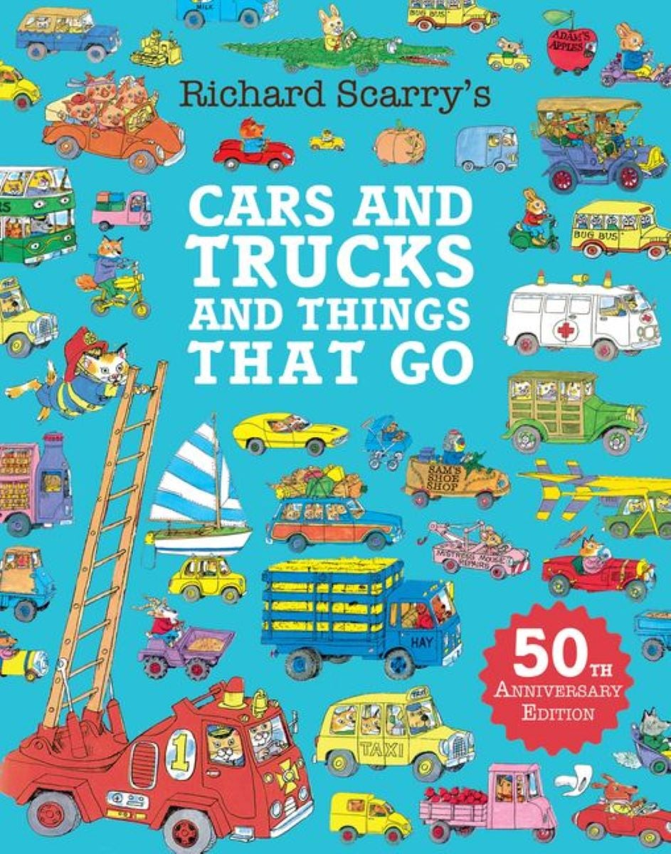 Cars and Trucks and Things That Go by Richard Scarry | Paper Plus