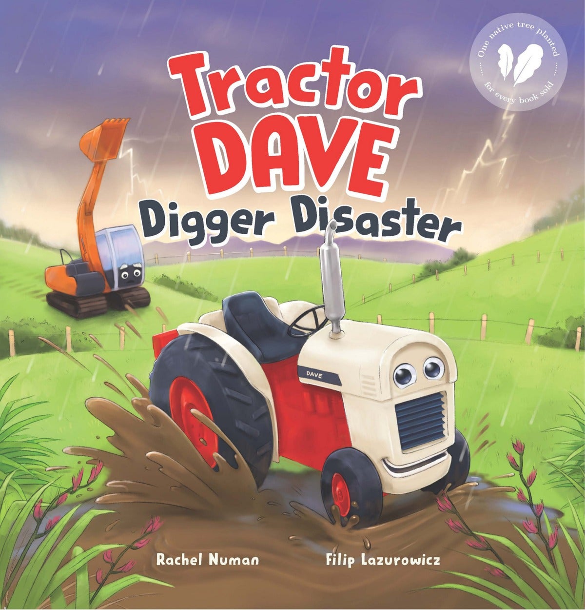 Tractor Dave: Digger Disaster by Rachel Numan | Paper Plus