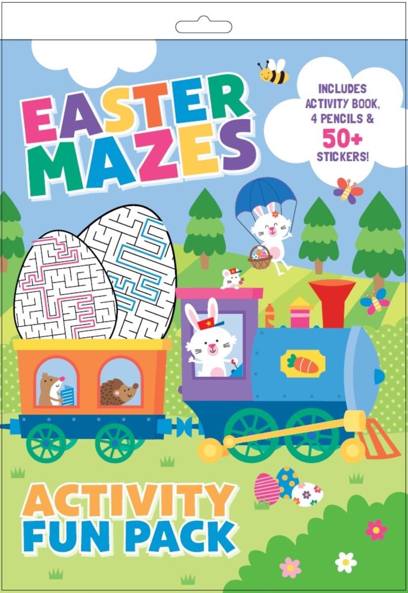 Easter Mazes Activity Fun Pack by Blue Duck Books | Paper Plus
