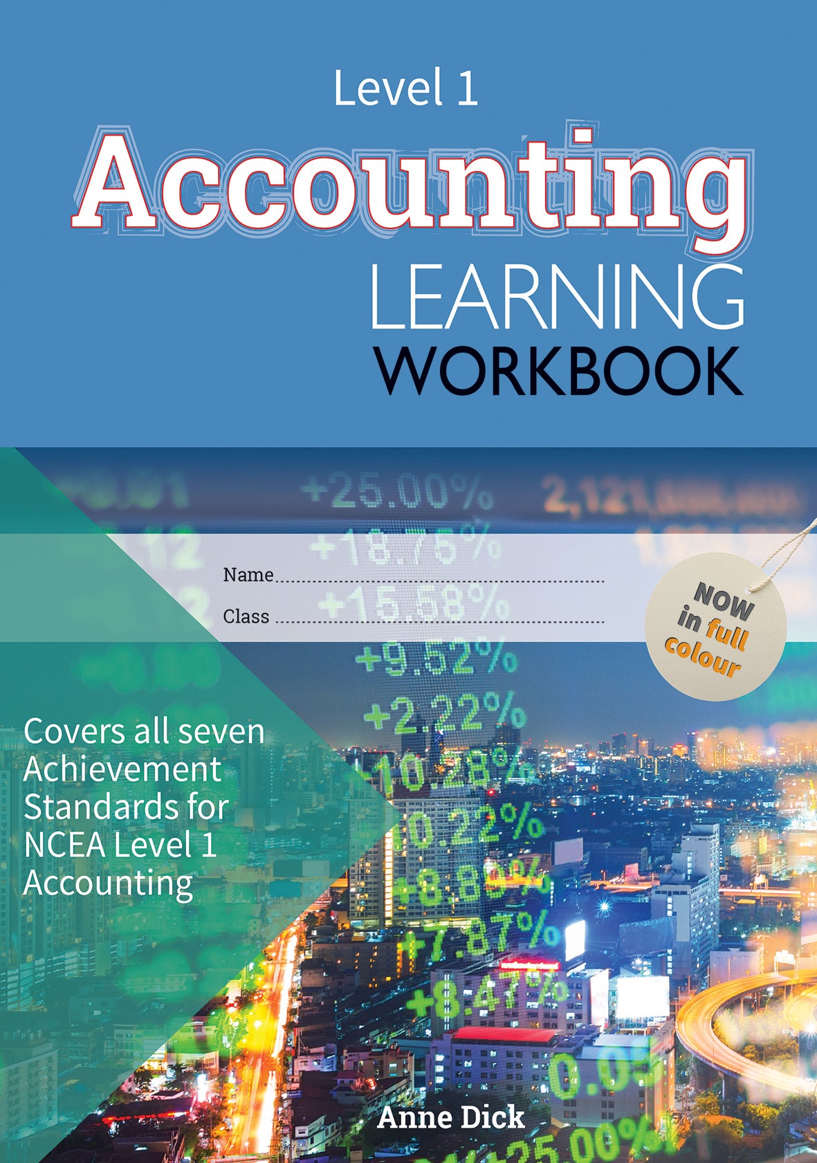 LWB NCEA Level 1 Accounting Learning Workbook by Anne Dick | Paper Plus