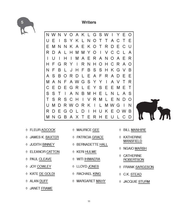 Kiwi Wordsearch Puzzle Book by | Paper Plus