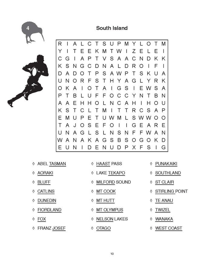 Kiwi Wordsearch Puzzle Book by | Paper Plus