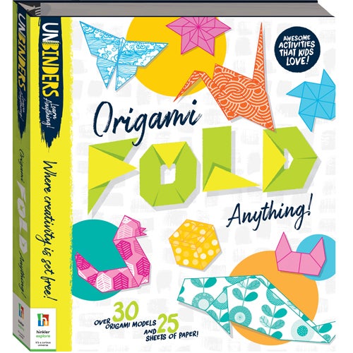 Unbinders Origami: Fold Anything! by Hinkler Pty Ltd | Paper Plus