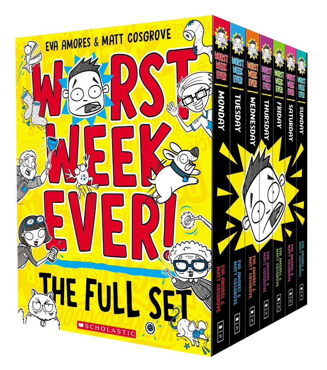 Worst Week Ever 1-7 Book Box Set by Eva Amores | Paper Plus