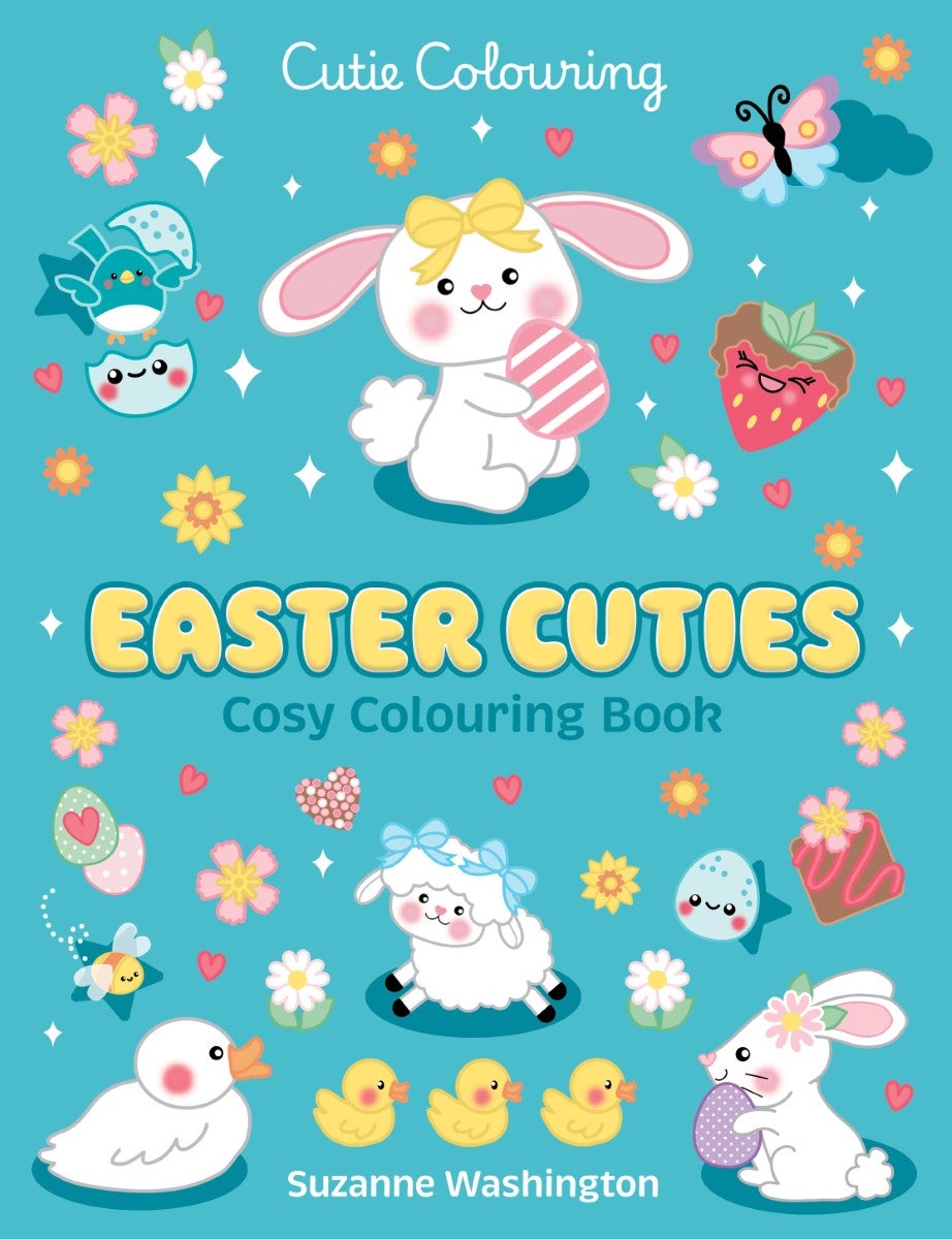 Easter Cuties (Cutie Colouring #4) by Suzanne Washington | Paper Plus