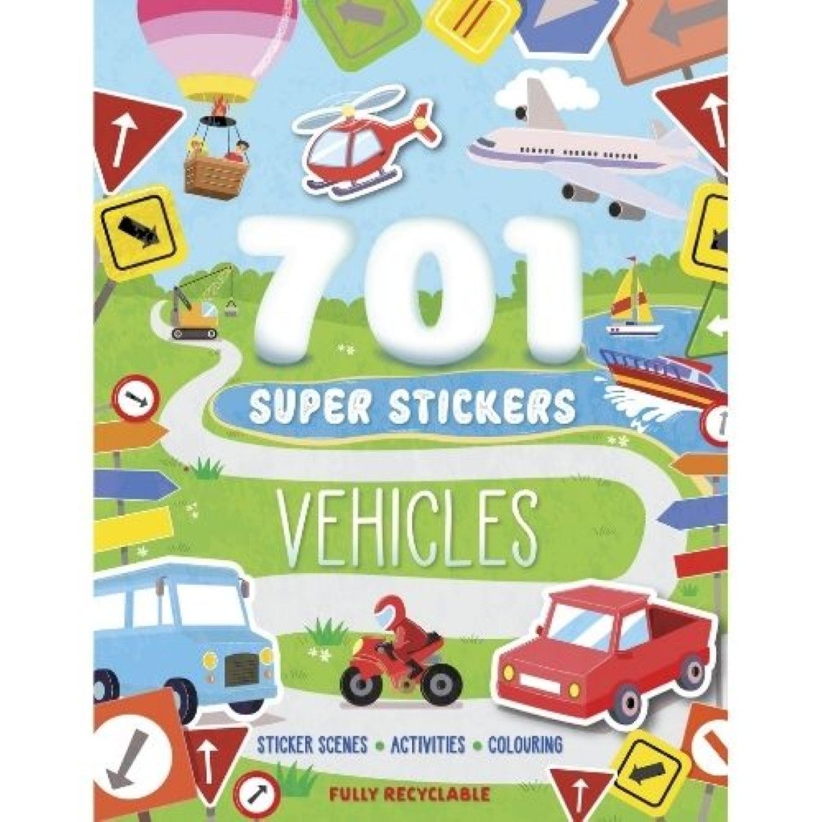 701 Super Stickers Things That Go by Igloo Books Ltd | Paper Plus