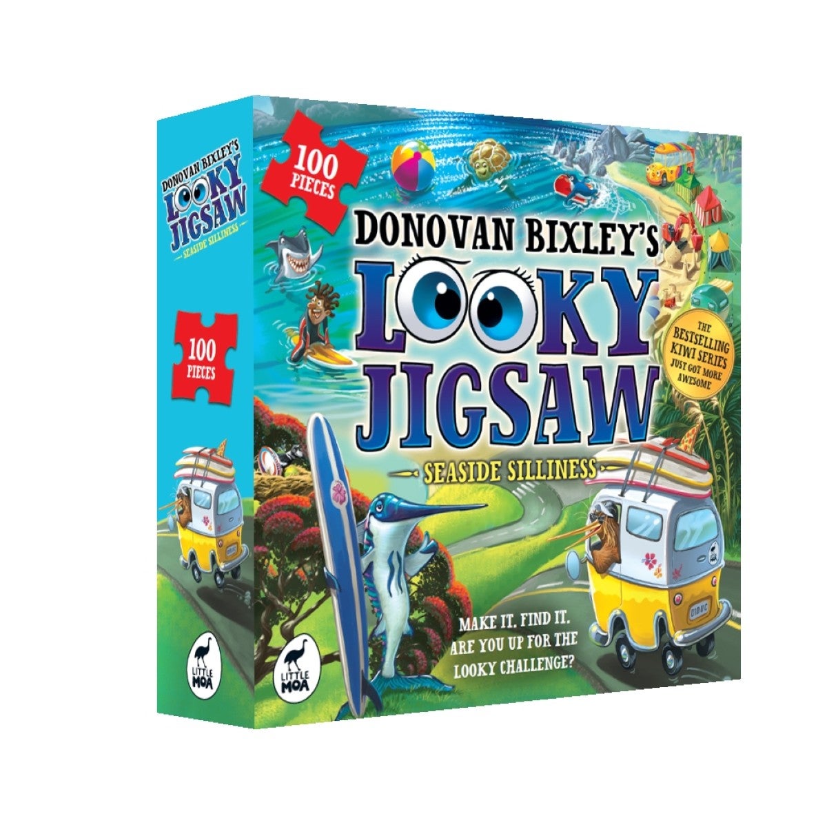 Donovan Bixley 100 Piece Looky Jigsaw: Seaside Silliness | Paper Plus
