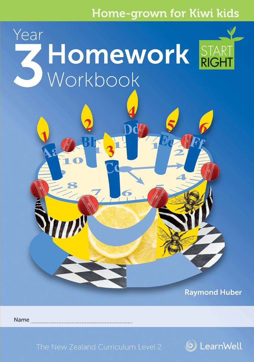Year 3 Homework Start Right Workbook by Raymond Huber | Paper Plus