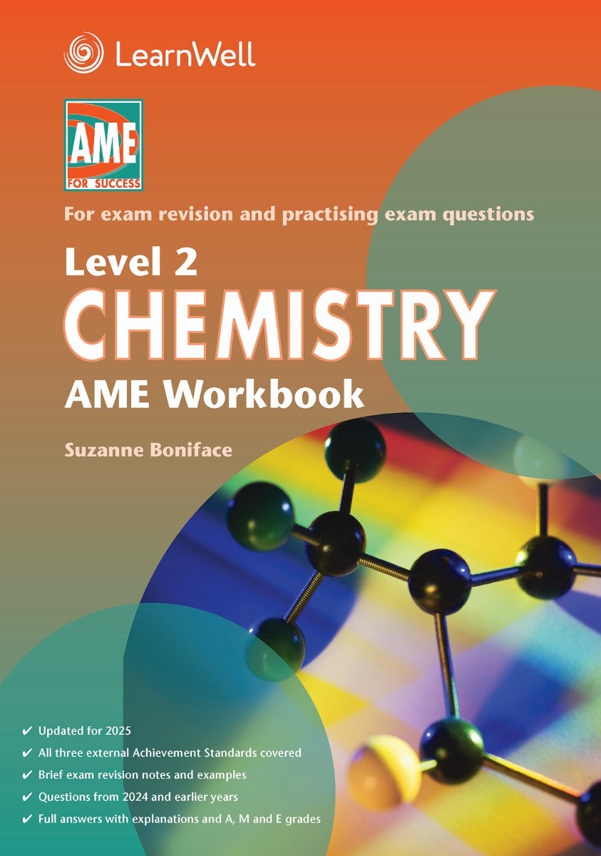 AME NCEA Level 2 Chemistry Workbook 2025 by Suzanne Boniface | Paper Plus