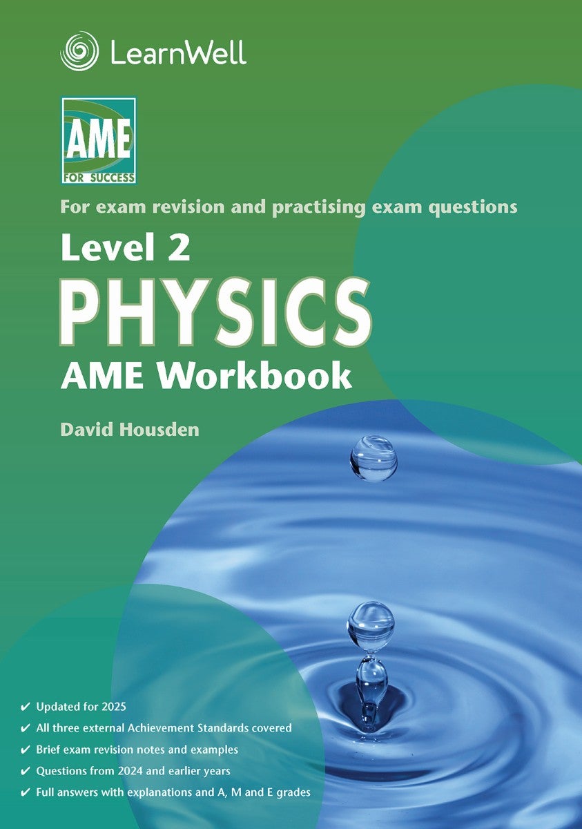 AME NCEA Level 2 Physics Workbook 2025 by David Housden | Paper Plus