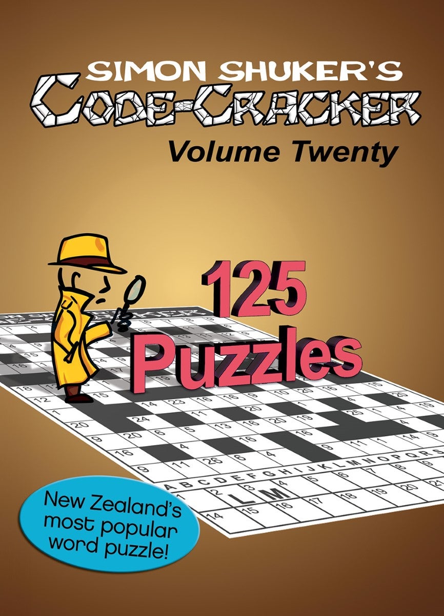 Simon Shukers Code-Cracker Volume Twenty by Simon Shuker | Paper Plus