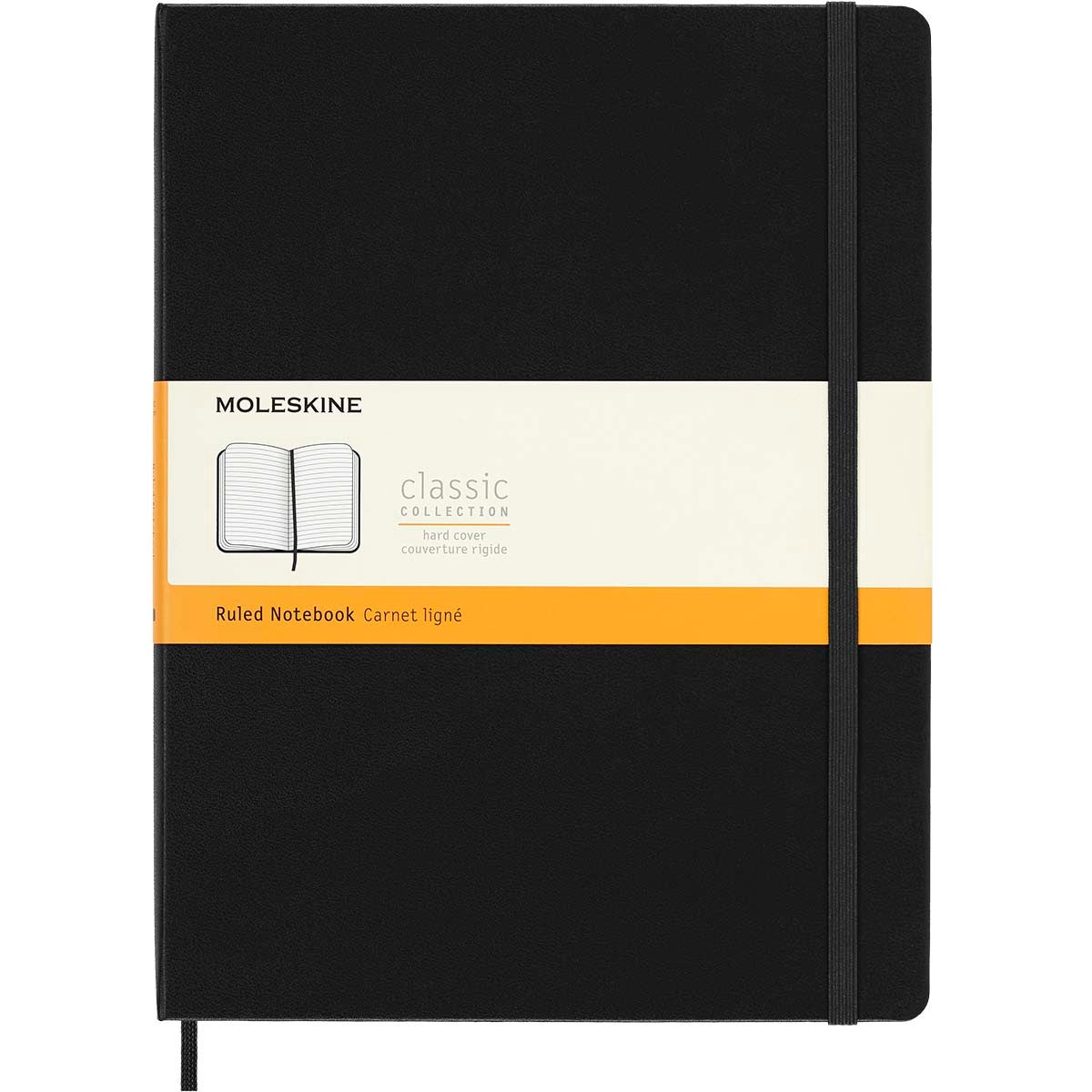 Moleskine Extra Large Ruled Notebook Hard Black | Paper Plus