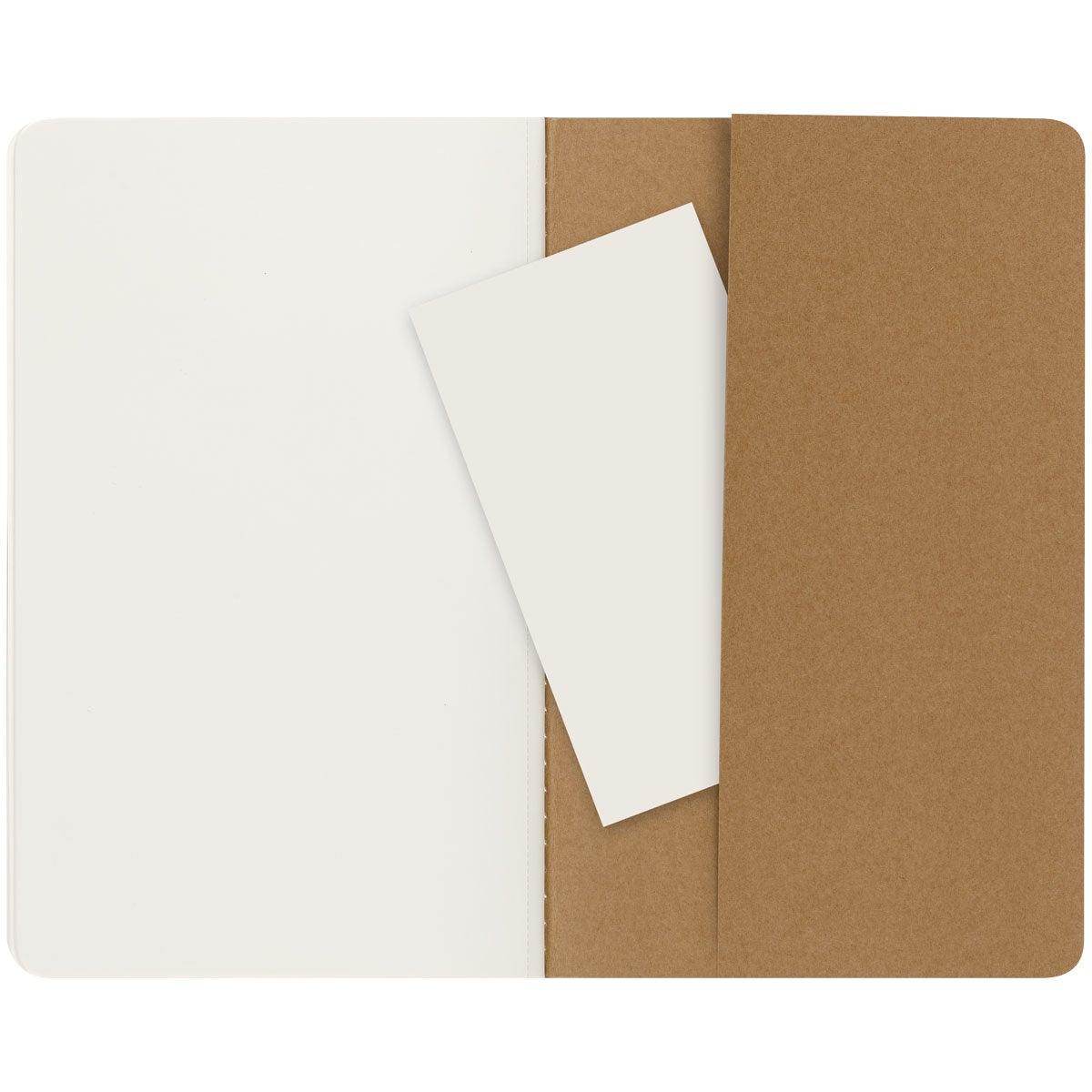 Moleskine Cahier Journals Large Kraft Brown Plain Pack 3 | Paper Plus